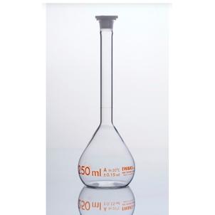 Jual Labu Ukur Clear 2000 ml PP Stopper Volumetric Flask 2L IWAKI class A - Kab. Bekasi ...