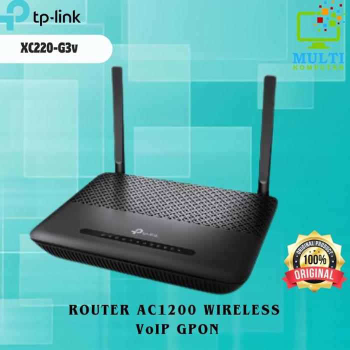 Jual TP-Link XC220-G3v AC1200 Wireless VoIP GPON Router N - XC220-G3V ...