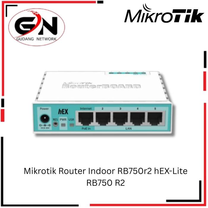 Jual Mikrotik Router Indoor RB750r2 hEX-Lite RB750 R2 - Jakarta Pusat ...