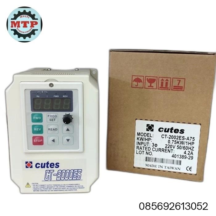 Jual Inverter Cutes CT-2000ES-A75 0.75KW 1HP 3 Phase / 1 Phase 220V ...