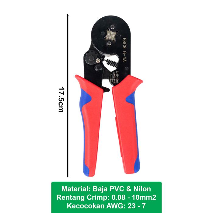 Promo Tang Skun Ferrules Crimping Press Kawat Ferrule Konektor Kabel ...