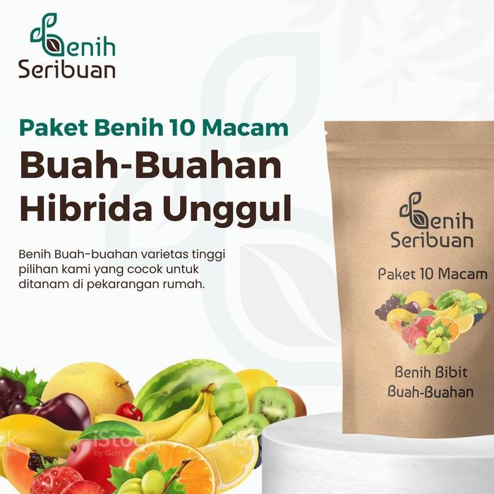 Jual Benih Seribuan - Paket 10 Macam Benih Buah Buahan Unggul - Jakarta ...