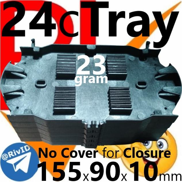 Jual Splice Tray FO 12/24 Core Cassette/Kaset Fiber Optic OTB/Joint ...