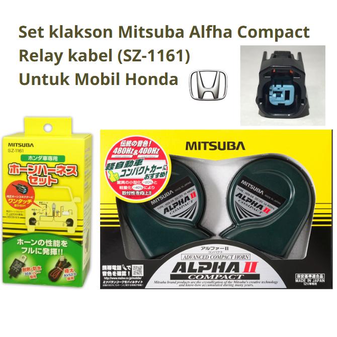 Jual Klakson Mitsuba Alpha II compact Original Japan 113DB Klakson Mobil Motor Suzuki Jimny JB74 ...