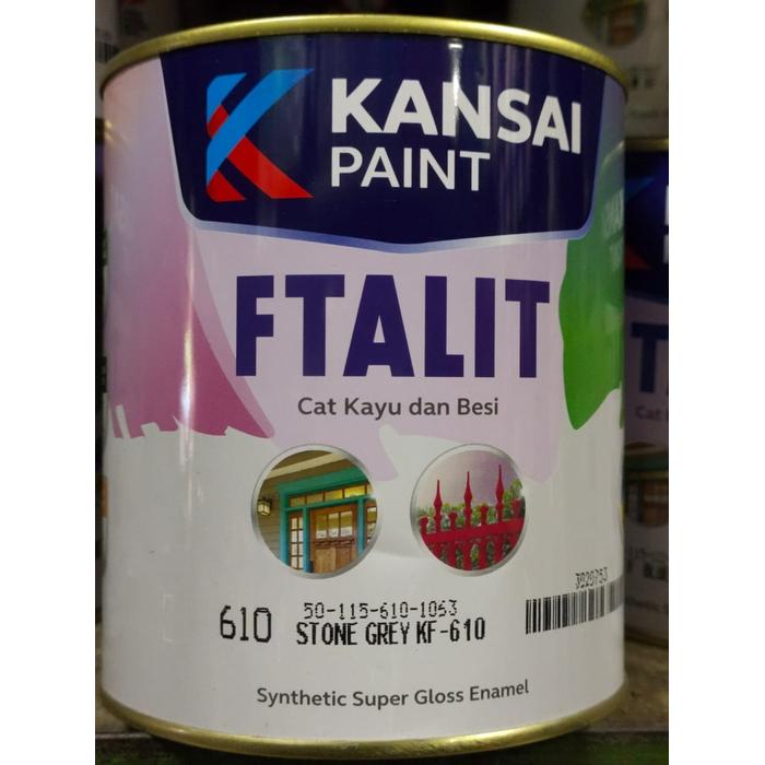 Jual Cat Besi Kayu Kansai Ftalit KF-610 Stone grey abu-abu - pail-20kg ...