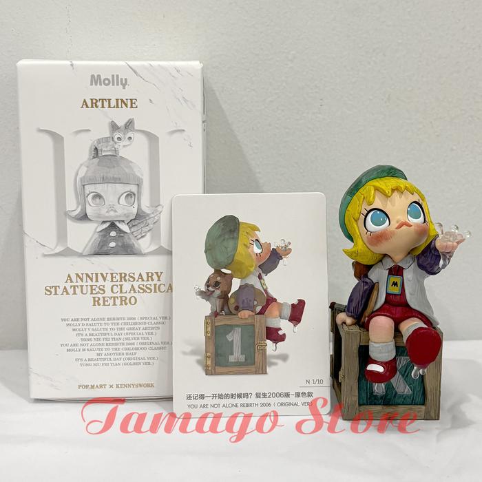 Jual Pop Mart Molly Anniversary Statues Classical Retro 2 ( OPEN ...