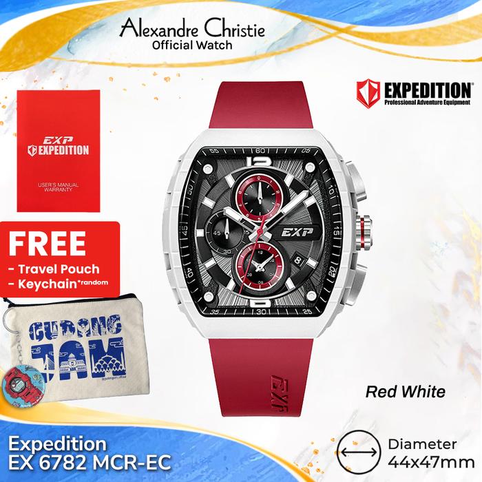 Promo Expedition Pria EX 6782 MCR-EC EX6782MCR-EC EX 6782 Strap Rubber ...