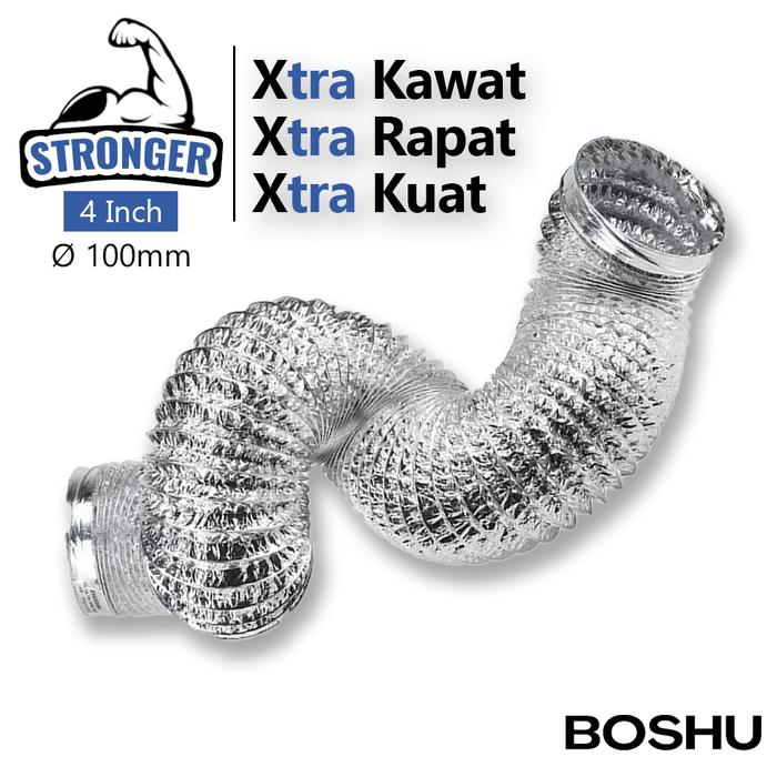 Promo Flexible Ducting Selang Aluminium Fleksibel Tahan Panas Cooker ...