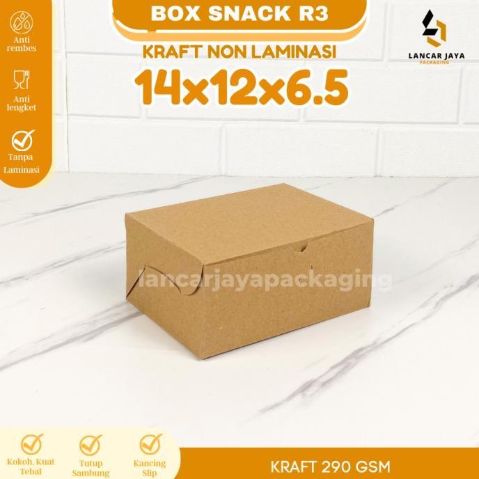Jual box snack kotak kue jajan roti dus kemasan makanan r2 r3 r5 r6 r7 ...