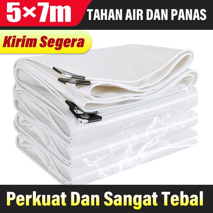 Promo 【Material Terbaru Tahun 2025】kain tenda putih terpal tenda terpal ...