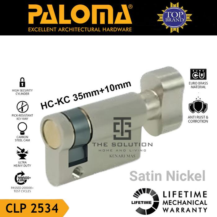 Promo Kunci Pintu Setengah Knob Silinder Pintu Kamuflase 1 Sisi / Half ...