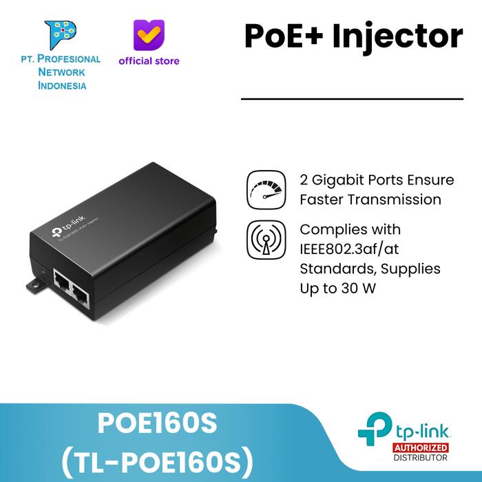 Jual TP-LINK TL-POE160S PoE+ Injector POE160S - Jakarta Pusat ...