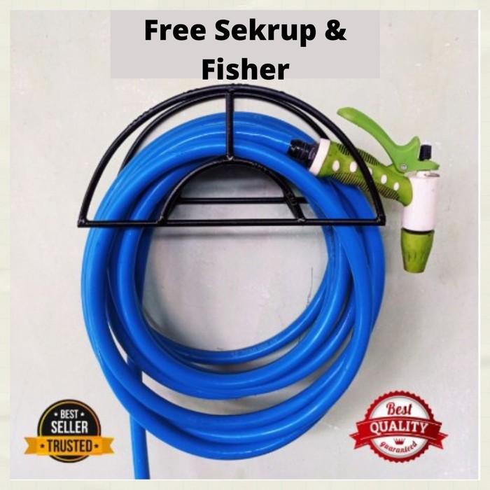 Jual Gantungan Selang Air V2 Gulungan Selang Air Taman Besi Selang Besi ...