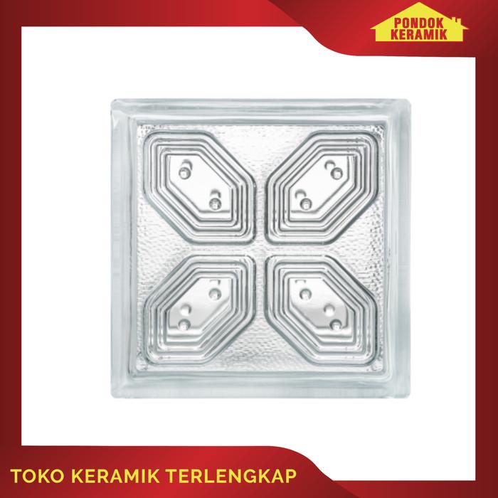 Jual Glass Block Mulia 1 Dus Isi 6 Pcs Ukuran 20x20 Cm Glassblock Kaca ...