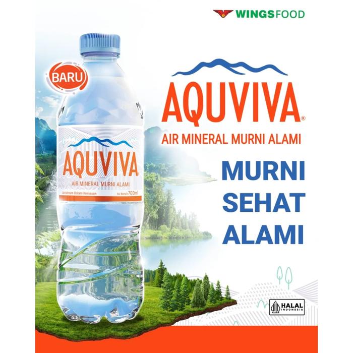 Jual AQUVIVA Air Mineral 700ml x 12 [Dus/Karton] - Kota Tangerang ...