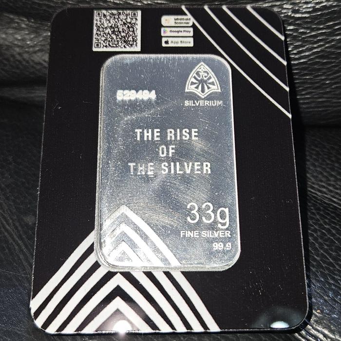 Promo Silverium Logam Mulia Perak Batangan Silver Kadar 999,9 Original ...