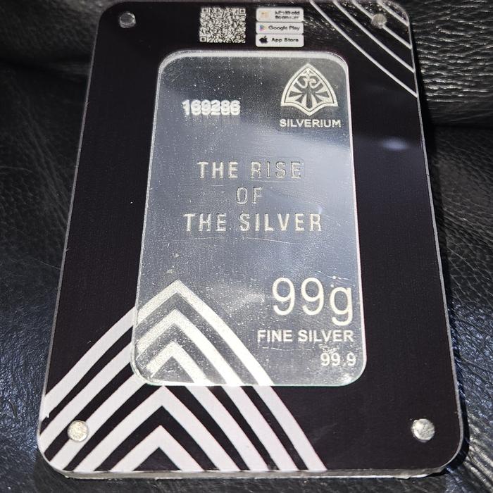 Promo Silverium Logam Mulia Perak Batangan Silver Kadar 999,9 Original ...