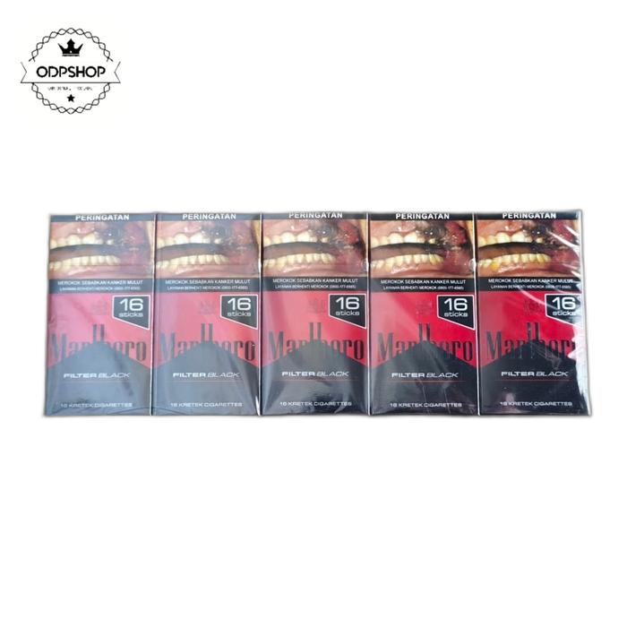 Jual Rokok Marlboro Filter Black Hitam Isi 16 batang / Marlong 16 - 1 ...