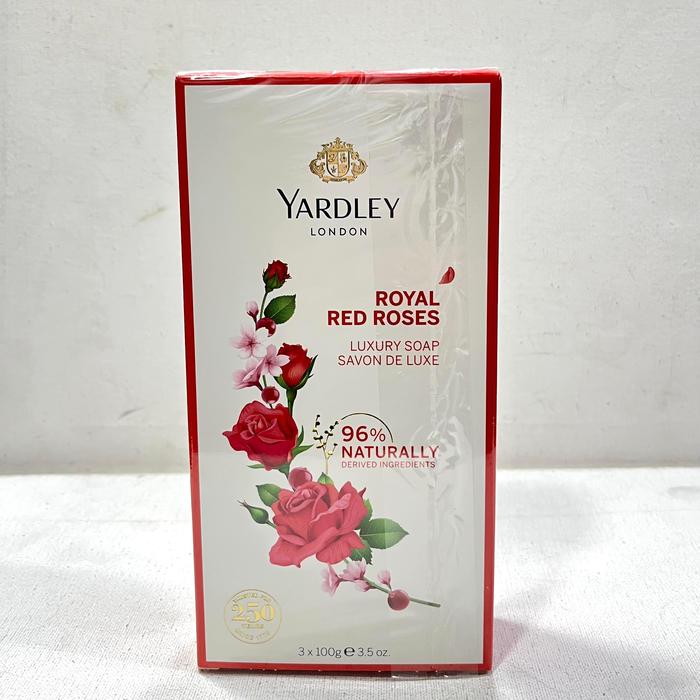 Jual Yardley London - Luxury Soap / Sabun Batang 3 x 100gr - Royal Red Roses - Jakarta Utara ...