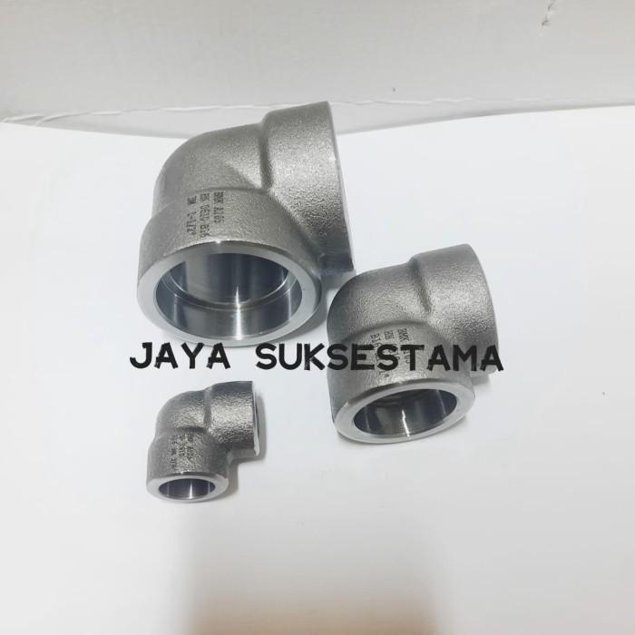 Jual Elbow Besi A105 Class 3000 Socket Weld 1" inch Elbow Knee Carbon ...