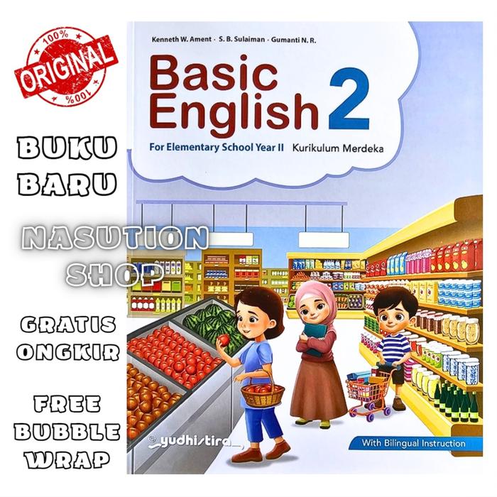 Jual Buku Basic English Kelas 1 2 3 4 5 6 SD Yudhistira Kurikulum ...