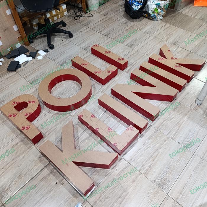 Jual Huruf timbul 3D akrilik, plang toko, 3D letter, 3D sign - Kota ...