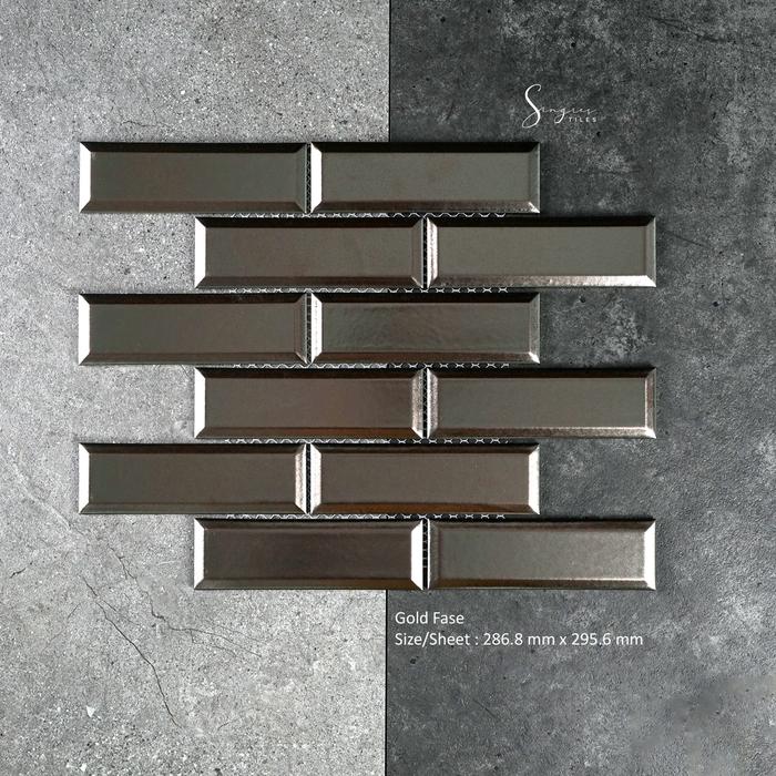 Jual Gold Fase Singres Mosaic Tiles | Mosaic Keramik - Jakarta Barat ...