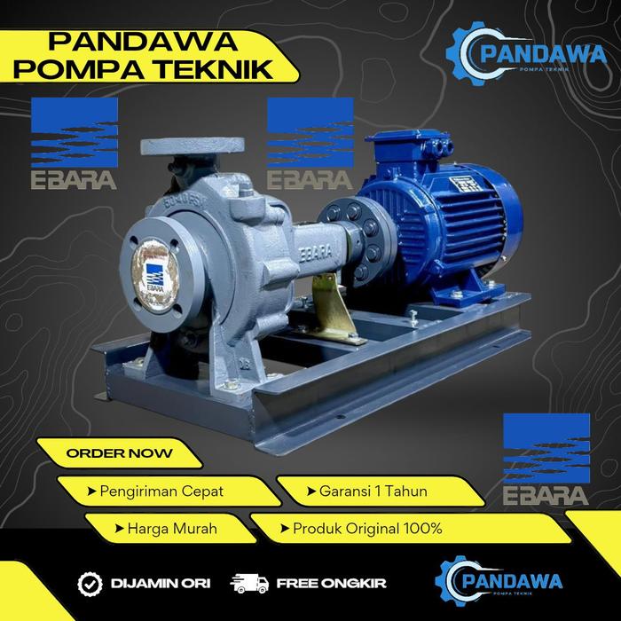 Jual Pompa Centrifugal EBARA 50X40 FSHA+Motor Dinamo 1,5Kw 2hp 3Phase ...