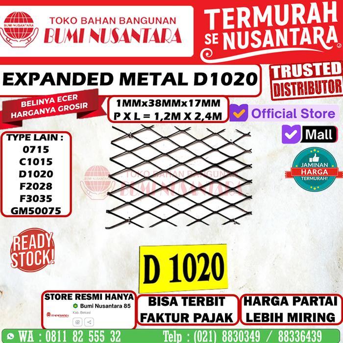 Jual Expanded Metal 0715 Expanda Plat Besi Baja Ekspanded 120X240 Kawat ...