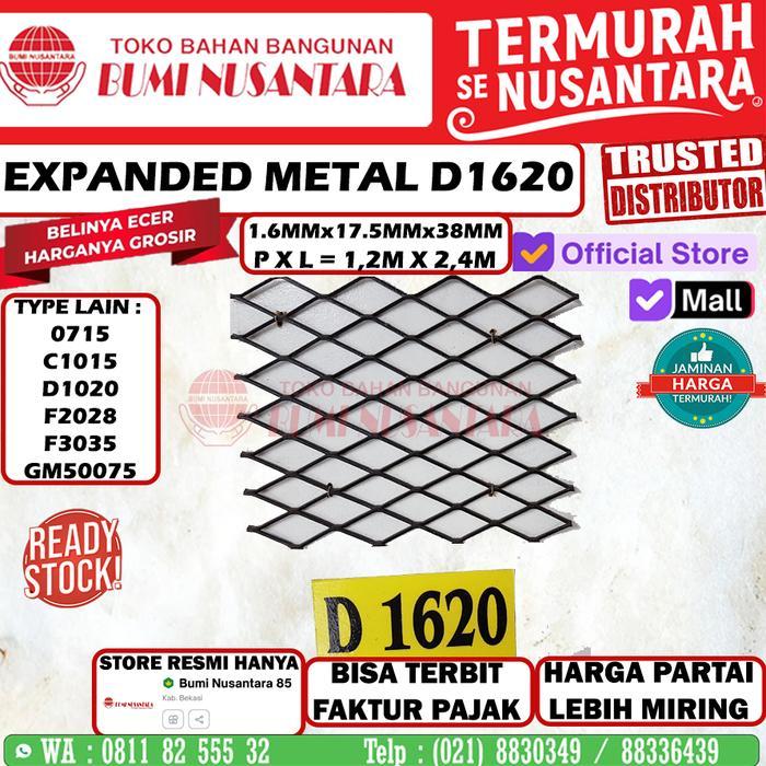 Jual Expanded Metal 0715 Expanda Plat Besi Baja Ekspanded 120X240 Kawat ...