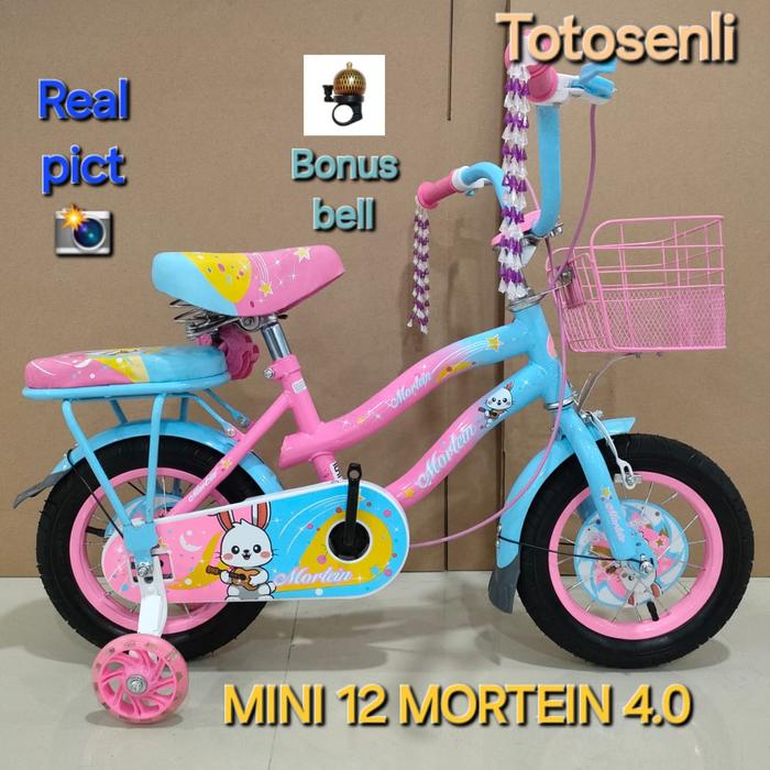 Jual SEPEDA ANAK PEREMPUAN MINI 12 INCH SEPEDA MINI MORTEIN 4.0 SEPEDA ...