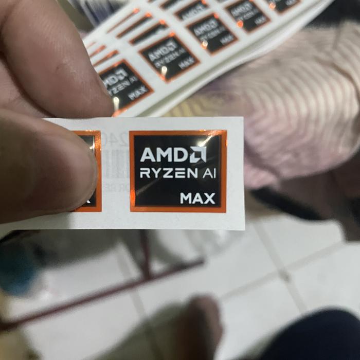 Jual Sticker stiker logo AMD Ryzen AI Max gen9 original - Kota ...