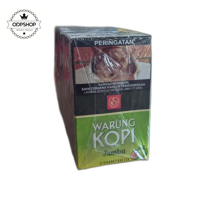 Jual Rokok Warung Kopi Jambu Hijau Kretek Isi 12 batang - 1 slop=10 ...