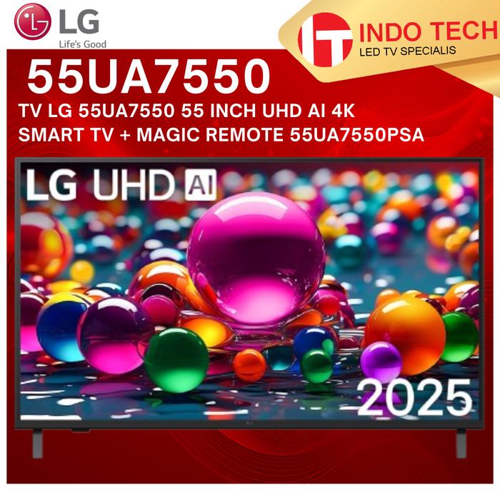 Jual LG 55UA7550 UHD AI 4K Smart TV 55 Inch 55UA7550PSA 2025 - Jakarta Barat - Indo Tech ...