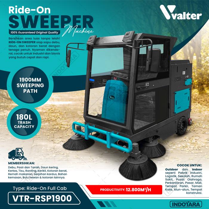 Promo Mesin Pembersih / Penyikat Lantai Otomatis - Valter Ride On ...