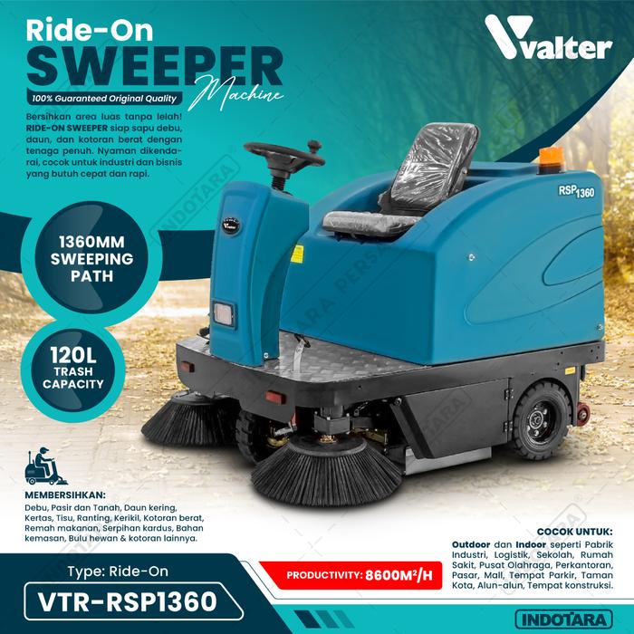 Promo Mesin Pembersih / Penyikat Lantai Otomatis - Valter Ride On ...