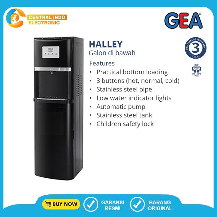 Jual GEA HALLEY Dispenser Galon Bawah Black - Kota Tangerang Selatan ...