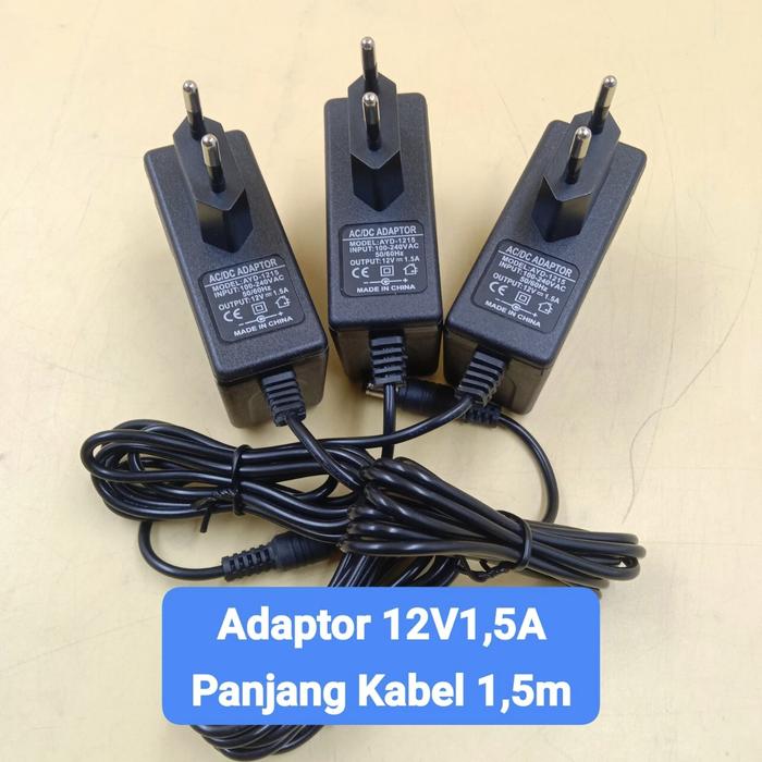 Jual Adaptor 12V 1A 1,5A Original copotan Modem Zte Huawei Fiberhome ...