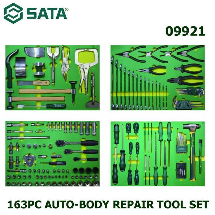 Jual TOOL KIT OTOMOTIF SET 09921 - 163PC AUTO-BODY REPAIR TOOL SET SATA ...