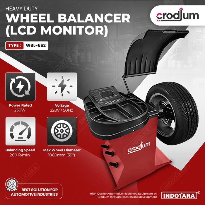 Promo Wheel Balancer LCD Monitor CRODIUM Mesin Balancing Ban Roda Mobil ...