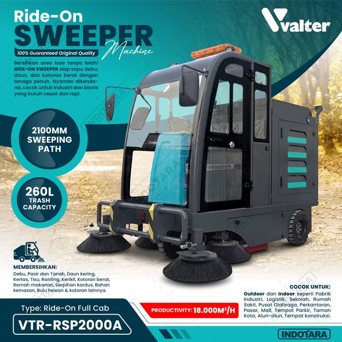 Promo Mesin Pembersih / Penyikat Lantai Otomatis - Valter Ride On ...