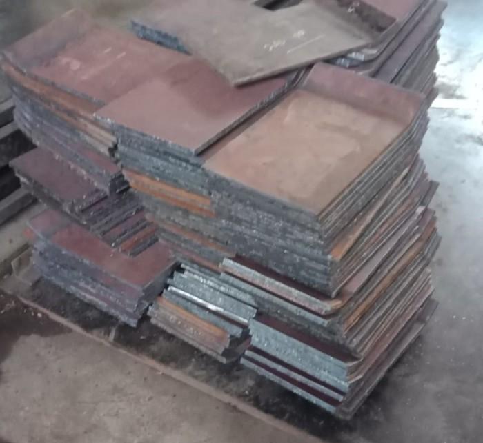 Jual PLAT BESI HITAM POTONG KOTAK TEBAL 5 mm LEBAR 100mm ( 10cm ) X ...