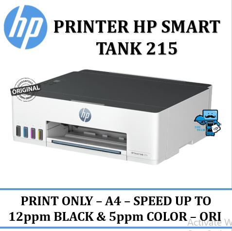 Promo Printer HP Smart Tank 215 Print Only Wifi TDKN Cicil 0% 3x - Jakarta Pusat - Das Livia ...