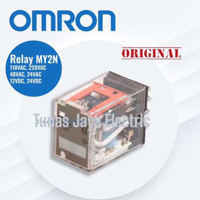 Jual ORIGINAL OMRON Relay MY2N GS 12V / 24V / 110V / 220V - 220VAC - Kota Surabaya - Tunas Jaya ...