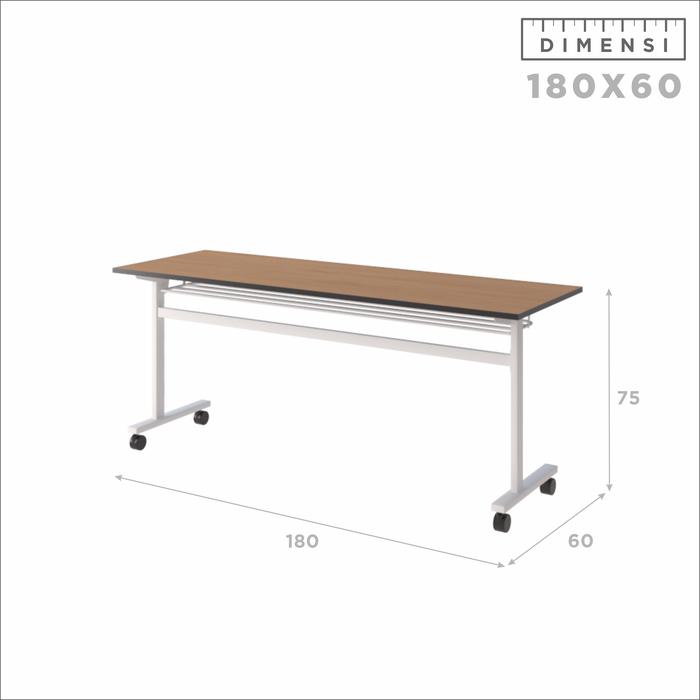 Promo SHUMO Mobile Training Folding Table Standart Austin Series | Meja ...