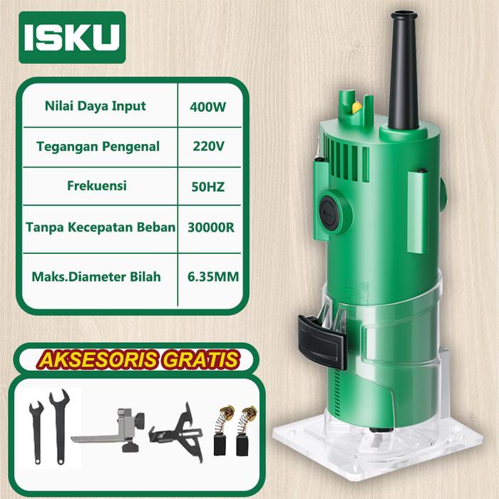 Jual ISKU Mesin Profil Kayu 6.35mm Mesin Profil Router Trimmer Kayu ...