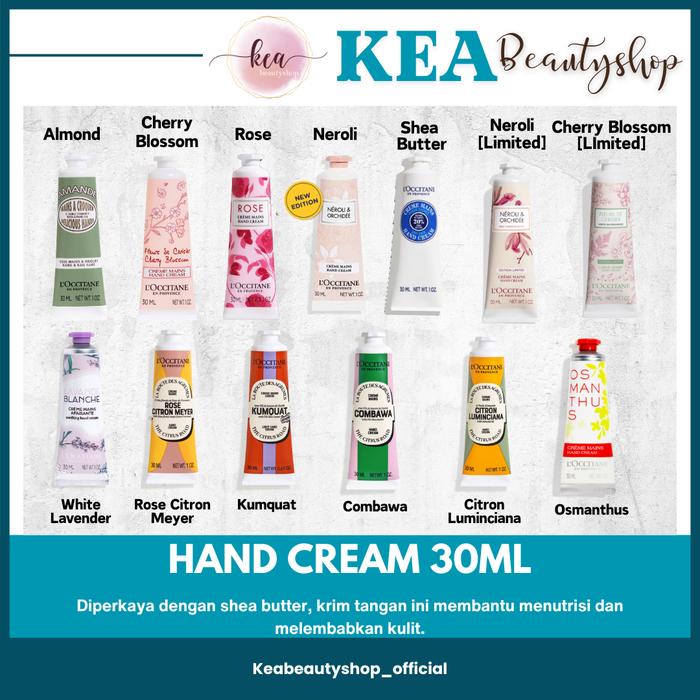 Promo LOCCITANE HAND CREAM TRAVEL SIZE 30ml - White Lavender - Kota ...