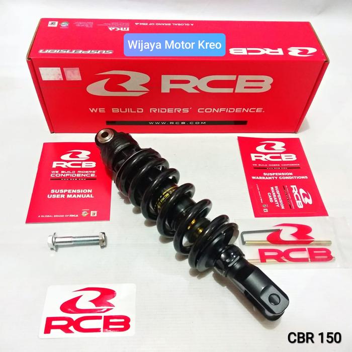 Jual Shock Belakang CBR150 / CB150 / CB150X RCB S3 Line 300 mm - Hitam ...