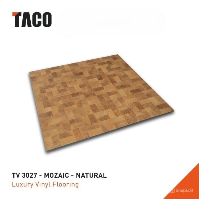 Jual Promo lantai vinyl tile taco motif mozaic tebal 3 mm harga perbox ...
