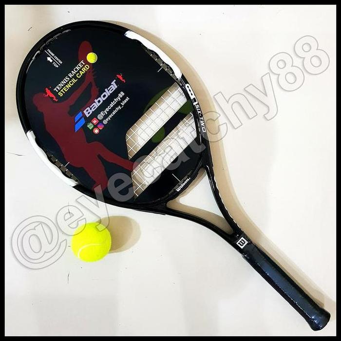 Jual Terlaris Cetakan Raket / Logo Raket / Stencil Card Tenis - Art ...